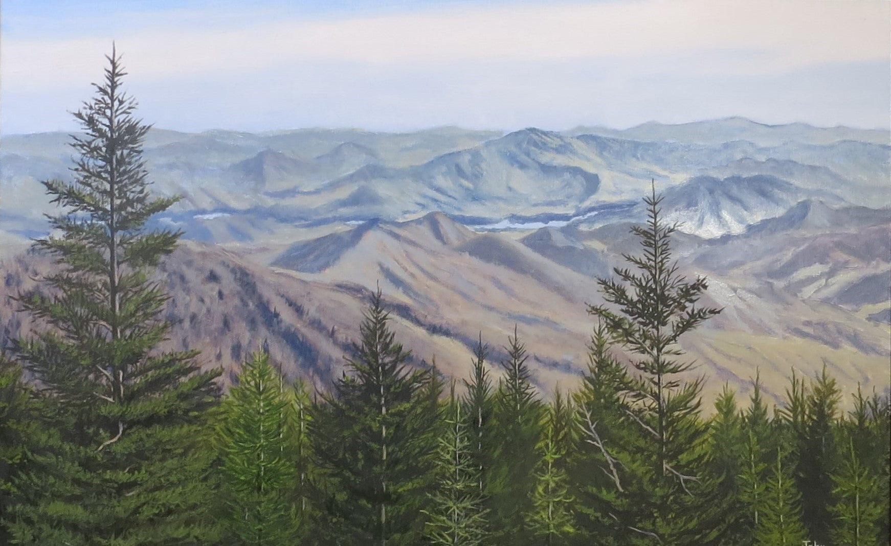 Landscape Paintings - Smoky Mountains & East Tennessee Art – Adkins ...
